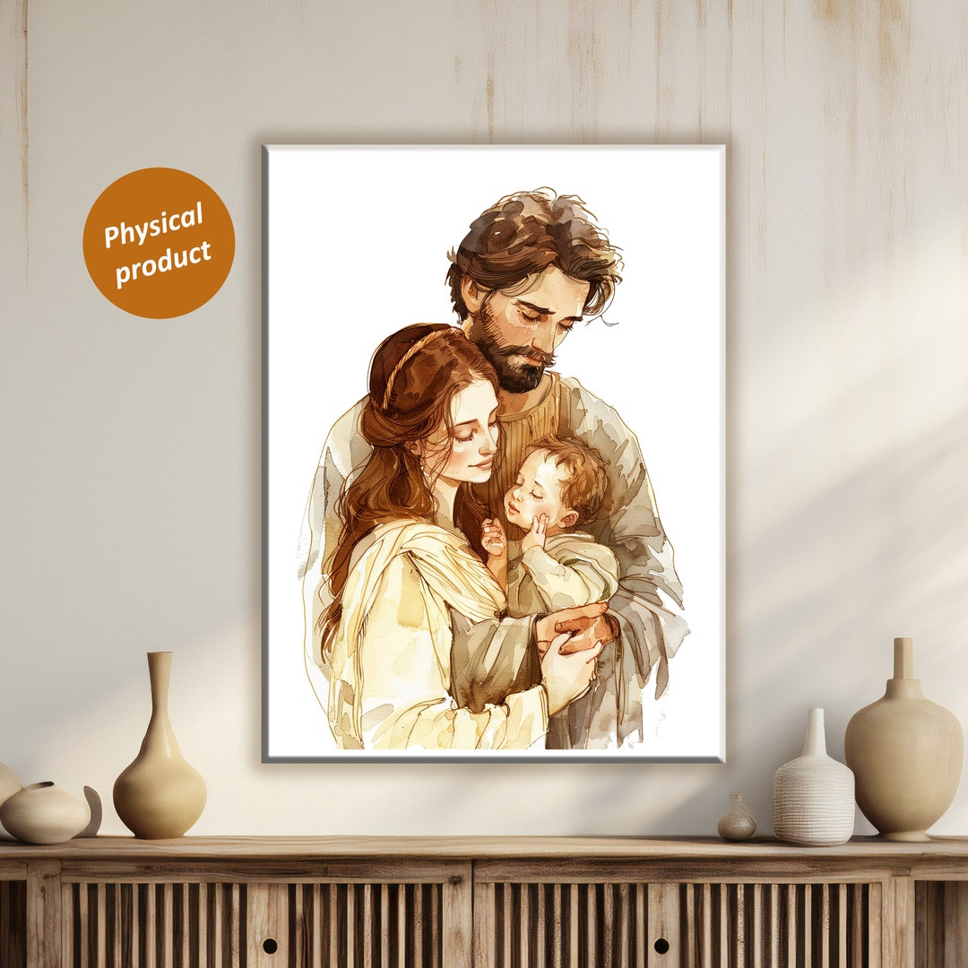 Holy Family Home Decor Jesus is Born Wall Art Christmas Wall Decor for ...