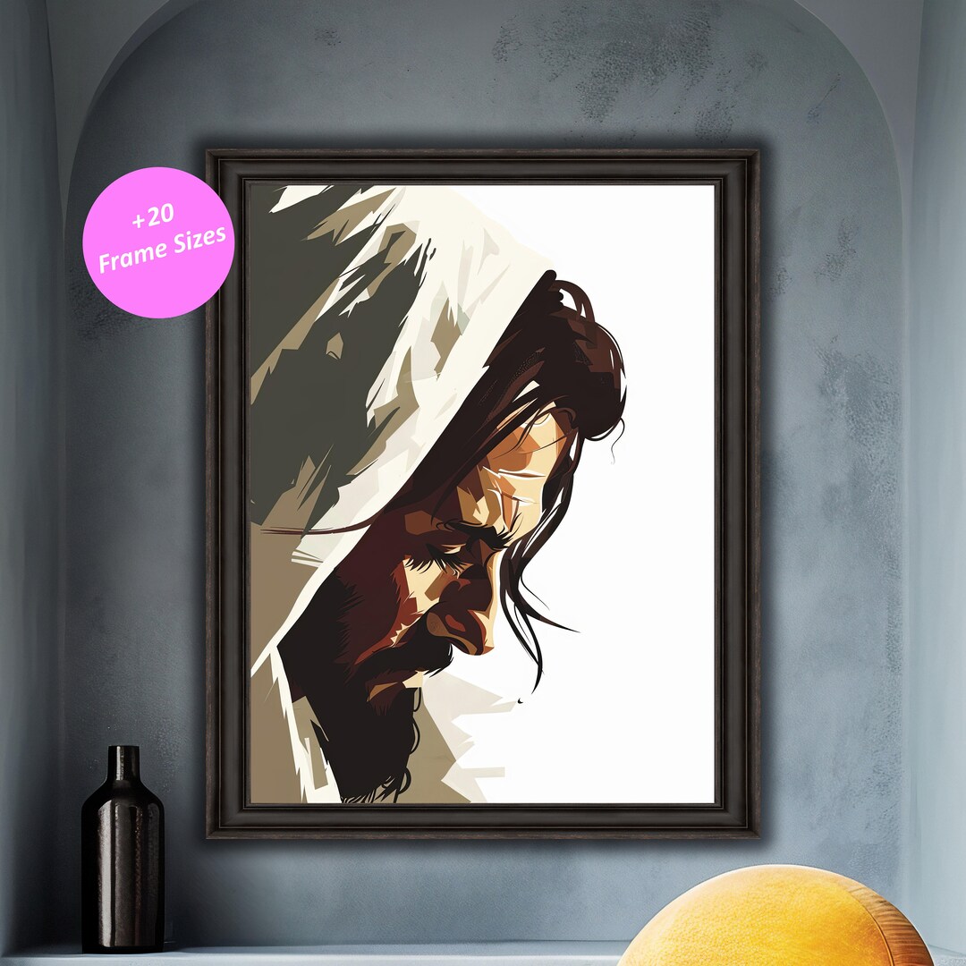 Jesus Christ Wall Art, Religious Art Print, Christian Home Decor ...