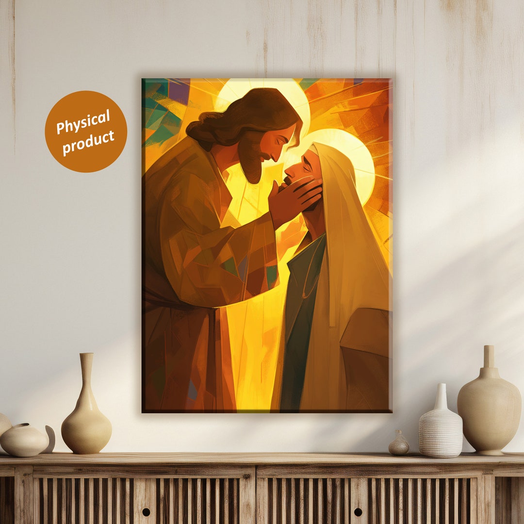 Jesus Healing Wall Art Jesus Heals Art Christian Wall Decor Jesus ...