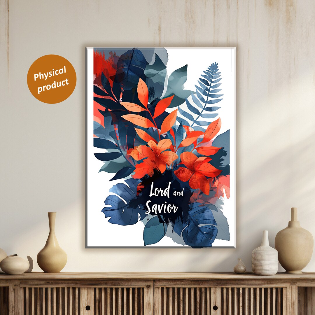 Jesus is My Lord and Savior Wall Art Lord and Savior Wall Decor for ...