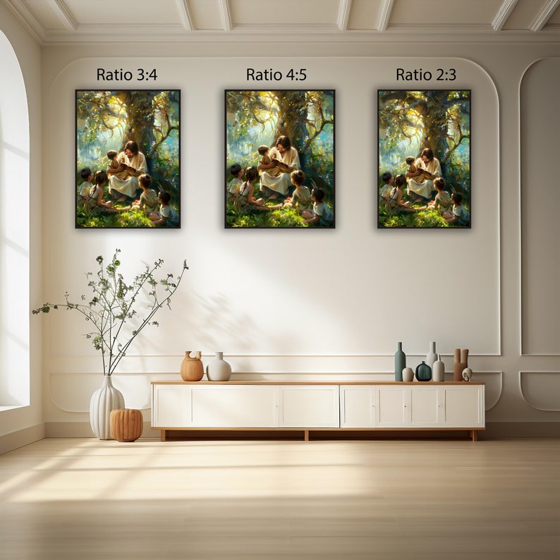 Jesus Reaching for Peter Art Print – Christian Home Decor (digital ...