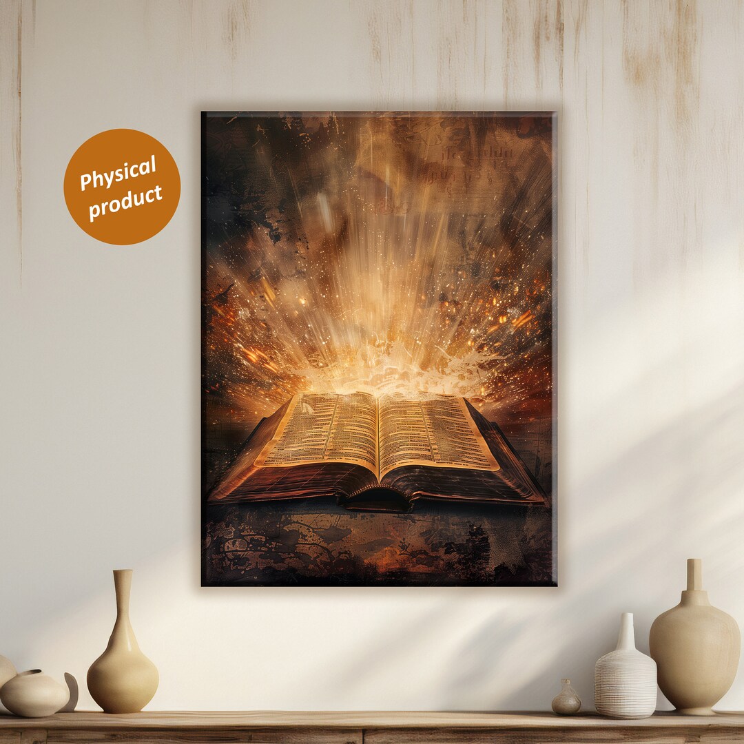 Bible Wall Decor Knowledge Explosion Biblical Decor Inspirational ...