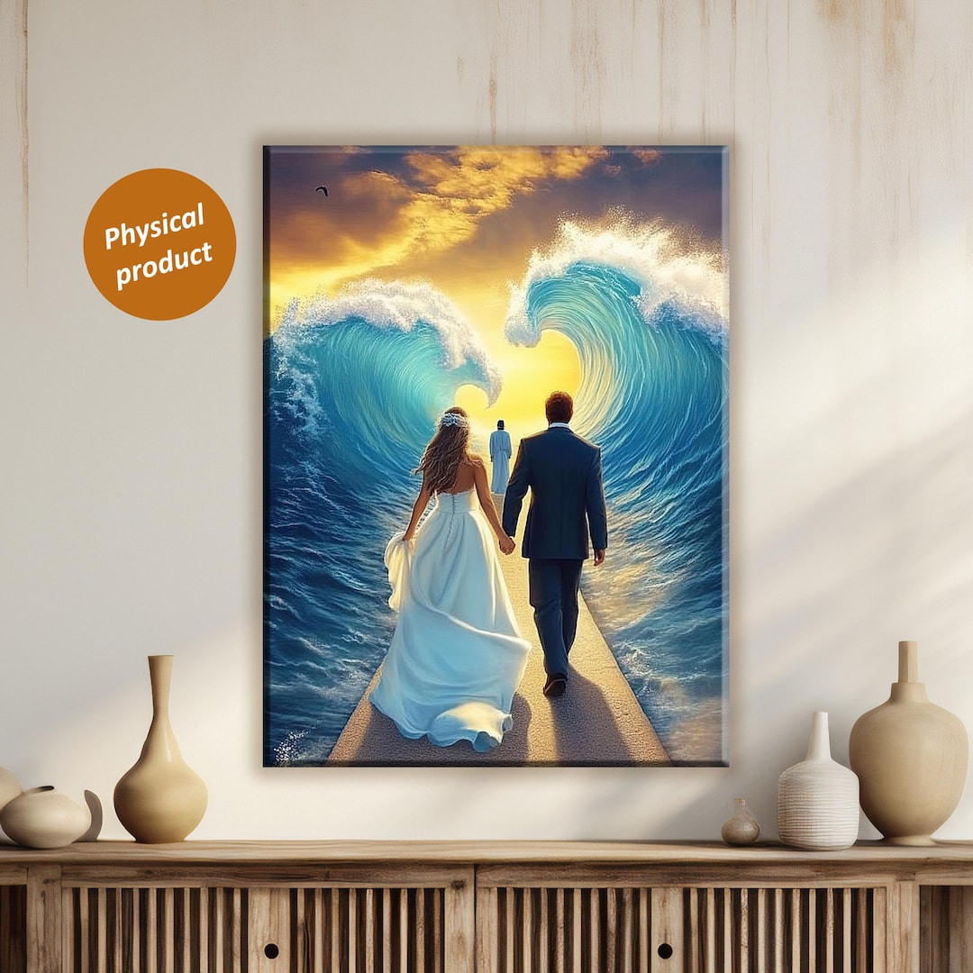 Jesus Blesses Marriage Canvas Print, Religious Wedding Gift - Etsy