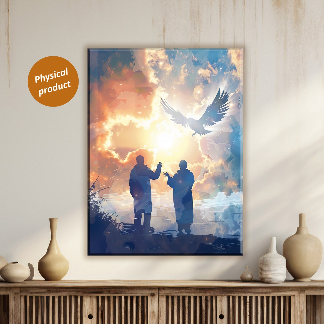 Holy Spirit Canvas Wall Art: Heavenly Encounter Religious Decor - Etsy