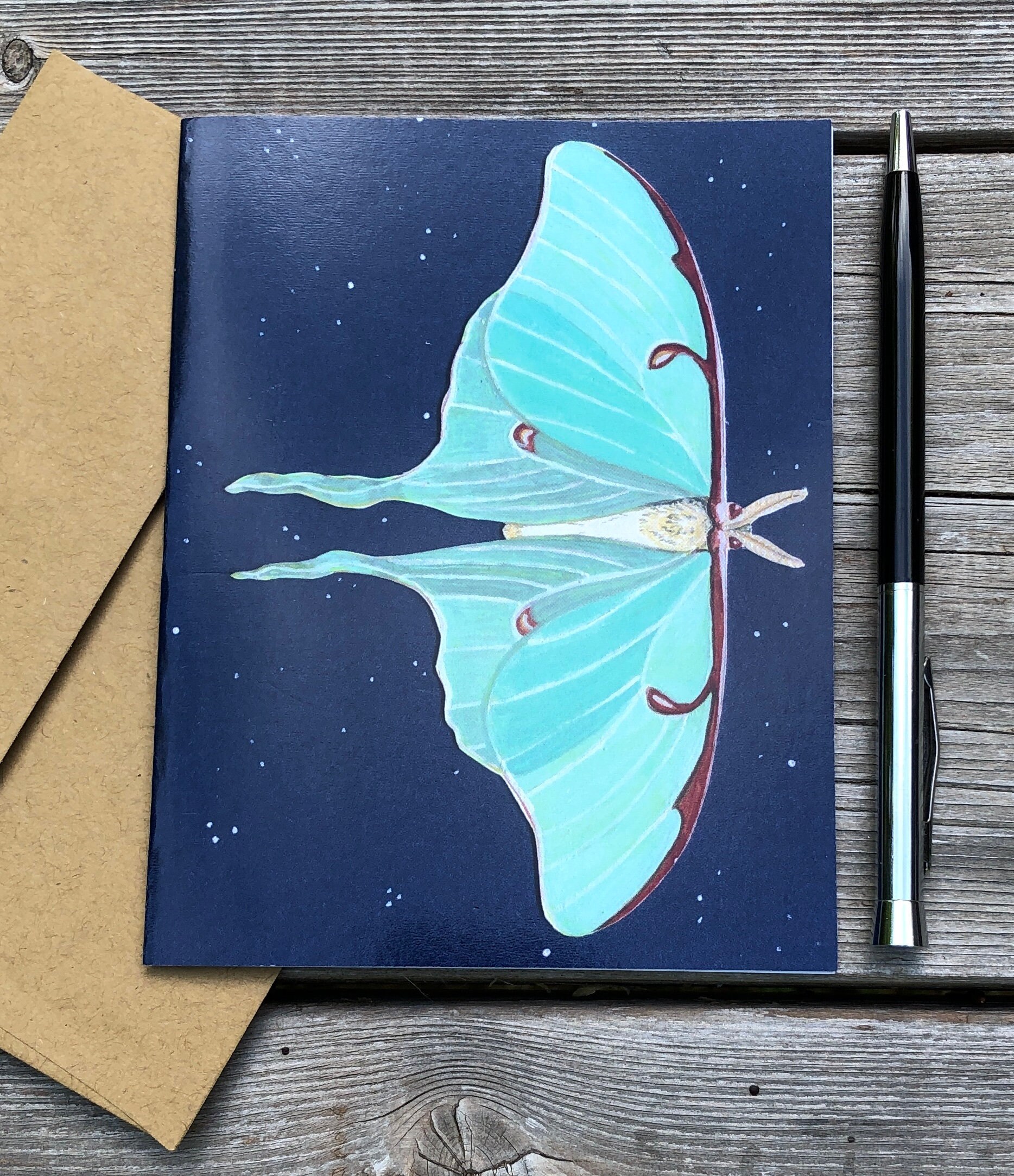 Luna Moth Greeting Card, Birthday Card, Friendship Card, Blank Card ...