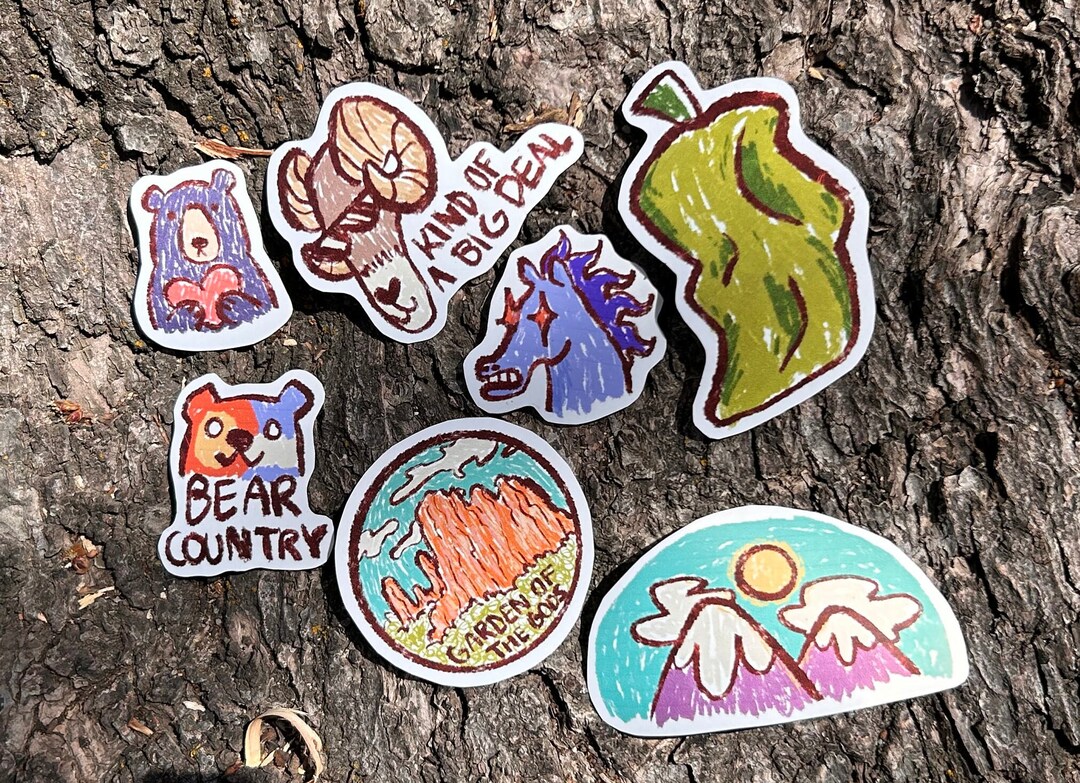 Colorado Stickers Pack #1 Bumper Stickers, Water Bottle Stickers ...