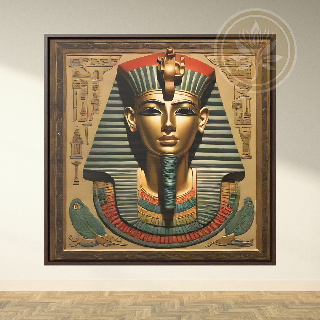 Ancient Egyptian Mythology Art Print, Egyptian Goddess Pharaoh Wall Art ...