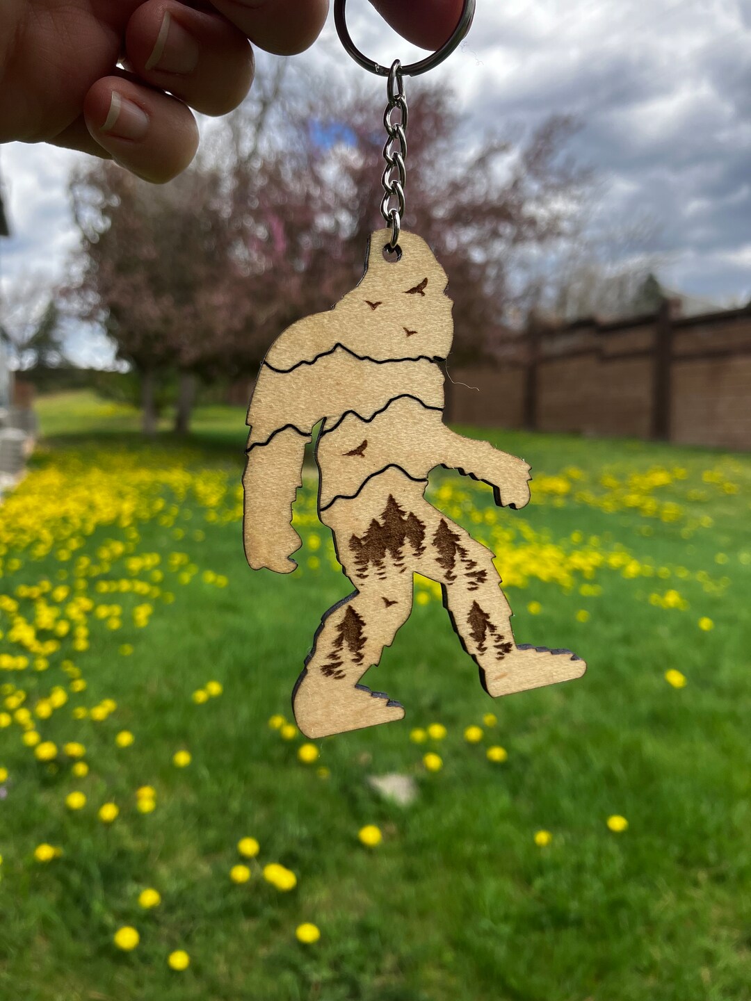 Sasquatch Keychain Sasquatch Gifts Bigfoot Gifts - Etsy