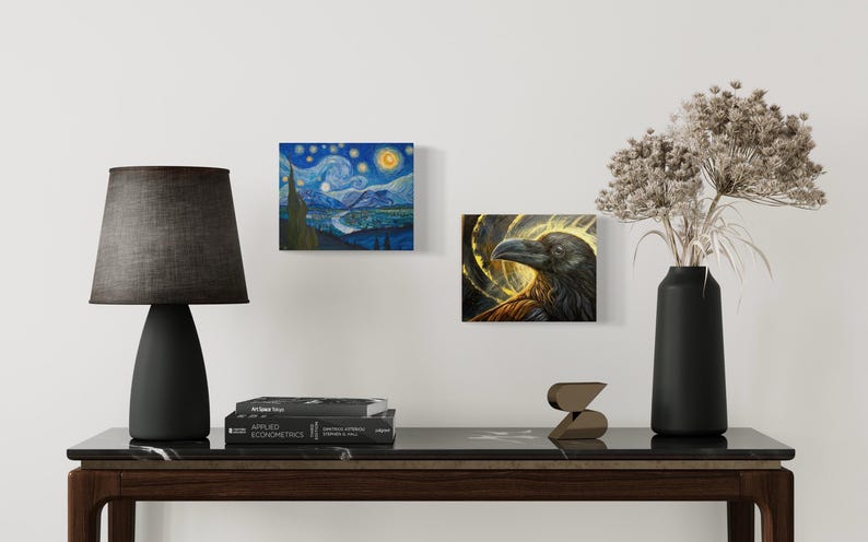 Missoula Starry Night Gallery Wrap Canvas Print - Etsy Israel