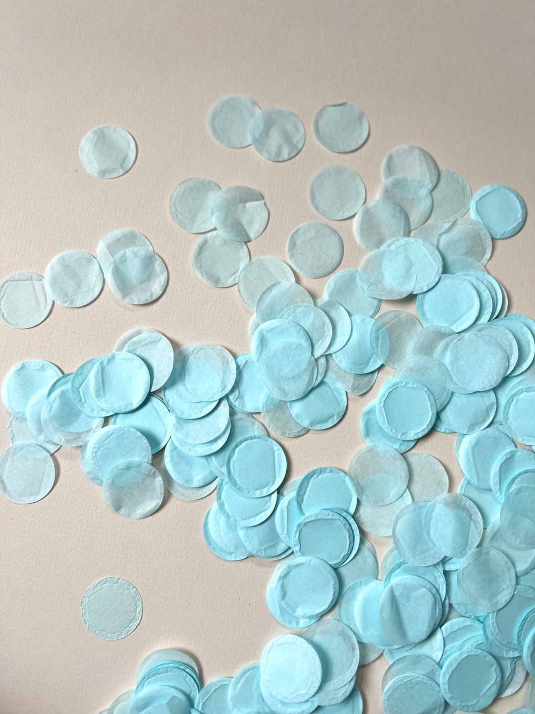 Biodegradable Confetti | Baby Blue Paper Confetti | 7 Handfuls + - Etsy