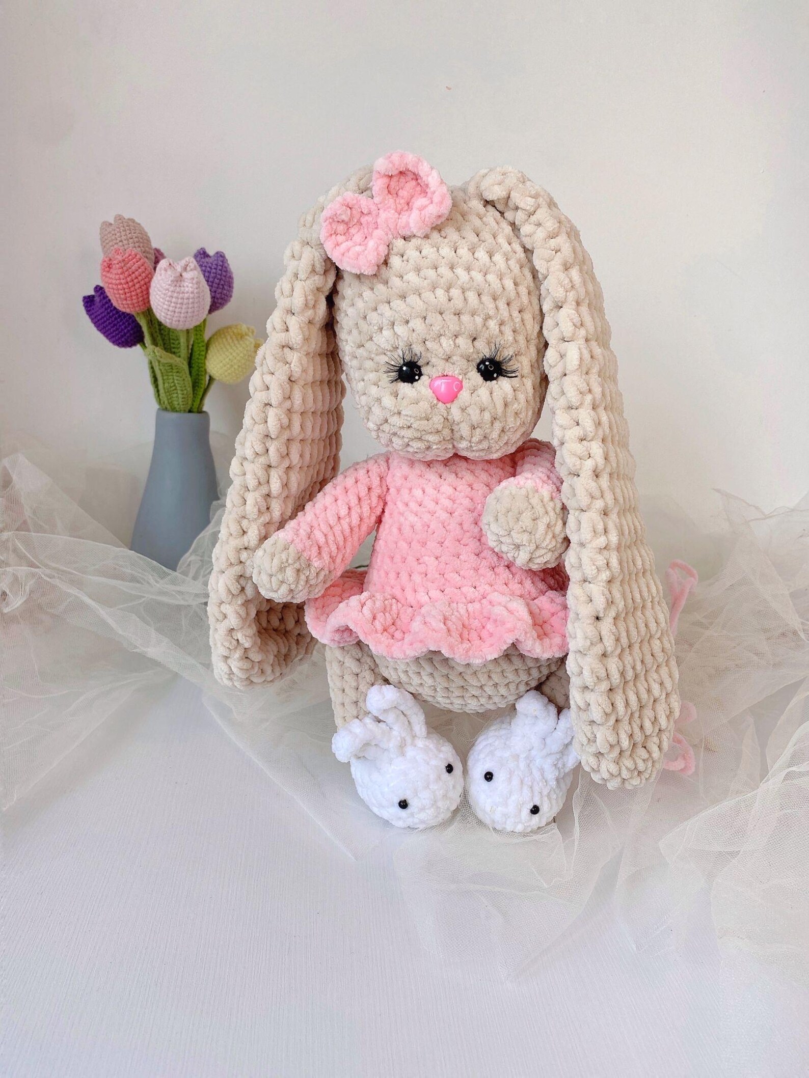 BUNNY With Ears / Crochet Bunny PATTERN PDF (english) / Amigurumi Bunny ...
