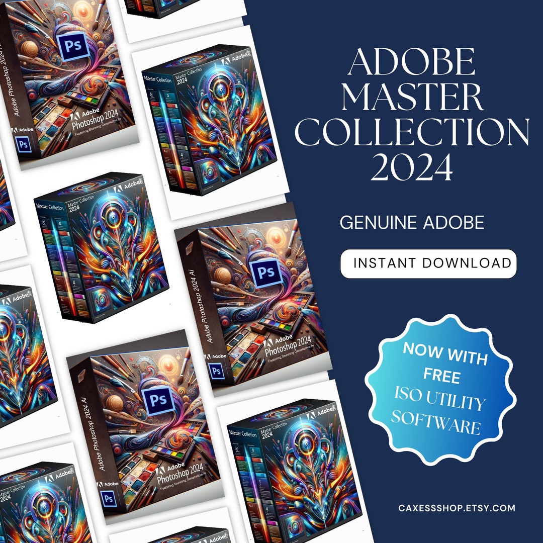 Latest Adobe Master Collection 2024, Photoshop Illustrator Acrobat ...