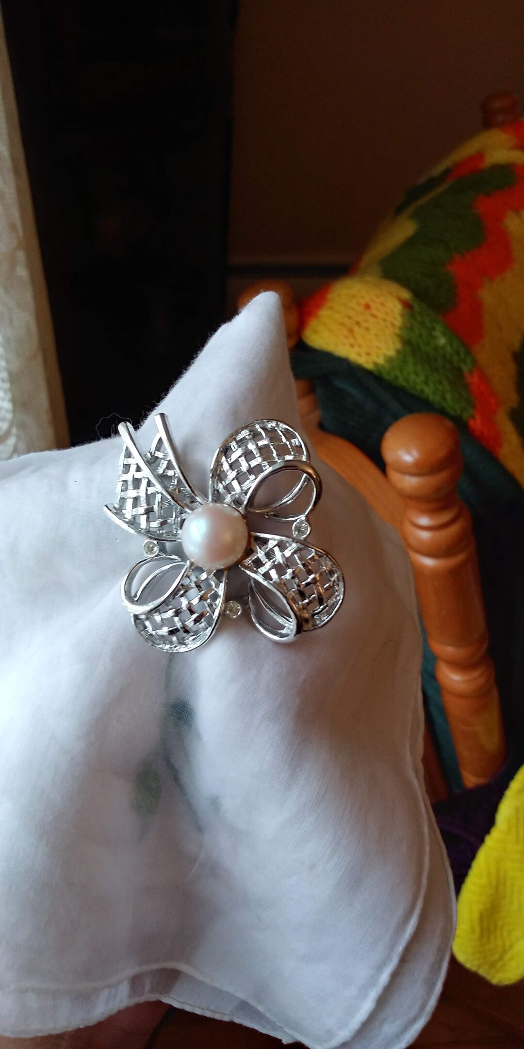 Spray Brooch Pin Statement Bow Hollywood Marilyn Pearl High - Etsy