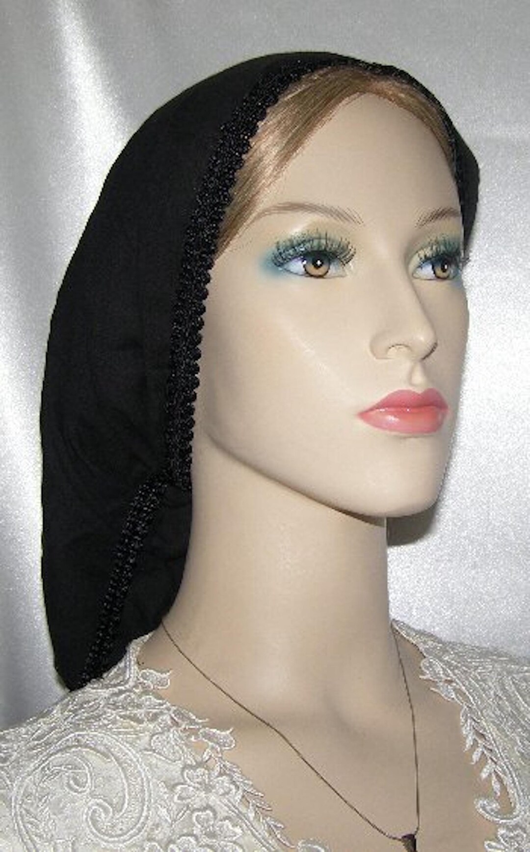Cotton Gauze Snood Head Covering | Headcovering | Snoods | Band Ties ...