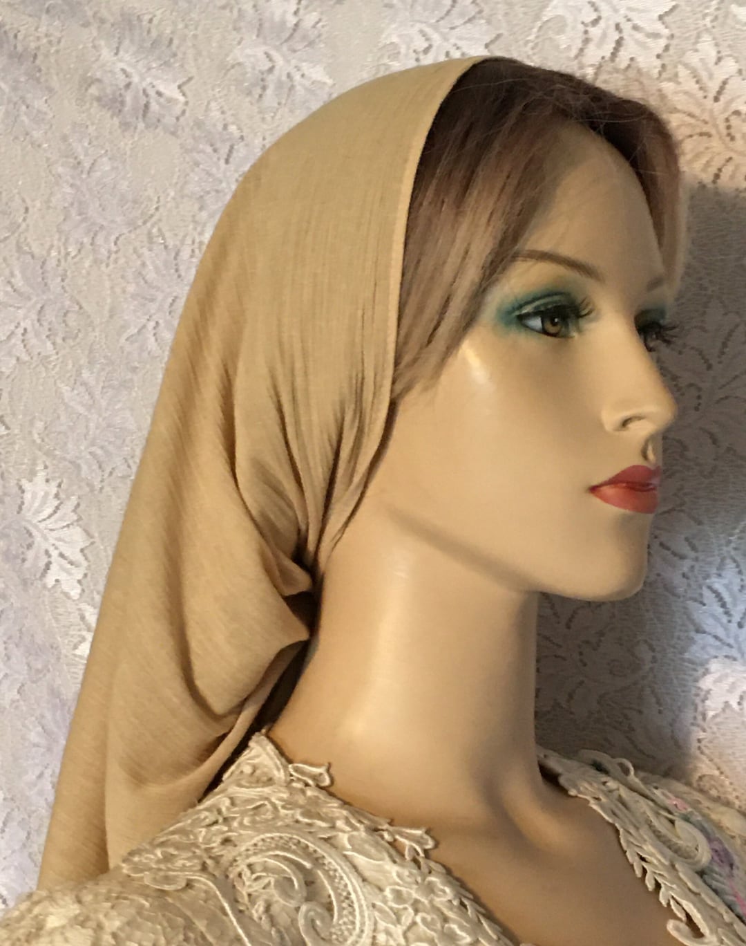 Gauze Cotton Scarf Head Covering • Lightweight • Easy to Wear • Modest ...
