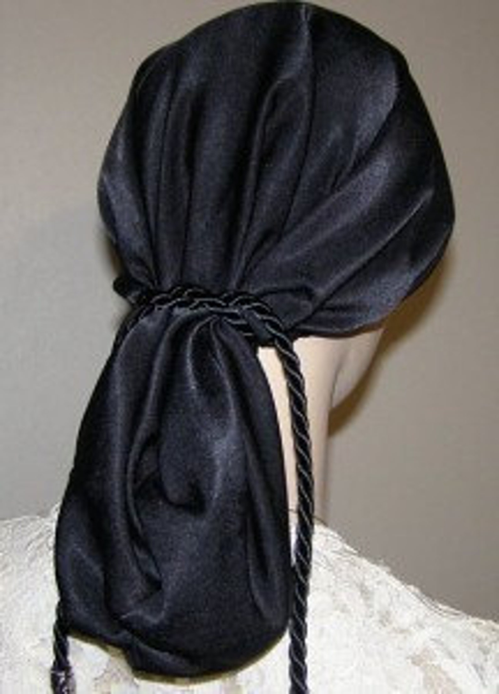 Black Peach Skin Snood Head Covering Hair Snood Tichel - Etsy