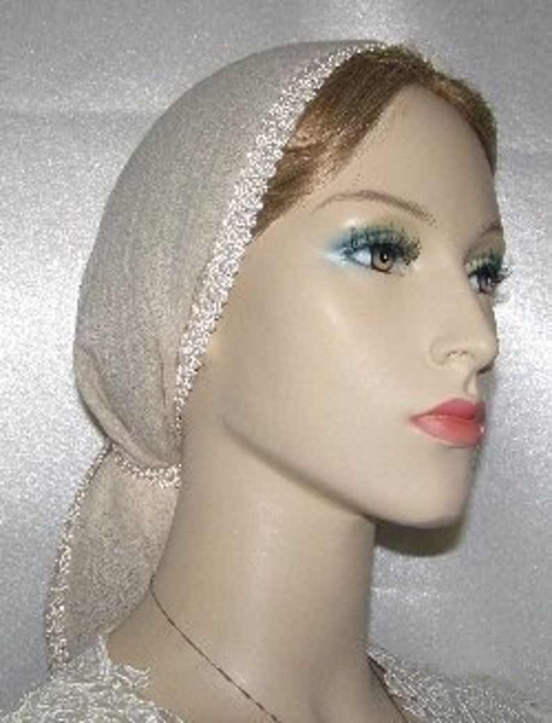 Cotton Gauze Snood Head Covering Headcovering Snoods - Etsy