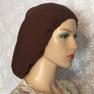 Gauze Cotton Snood Head Covering for Women • Hair Loss & Prayer Hair ...