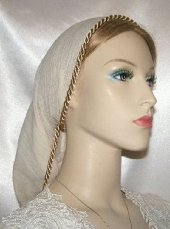 Gauze Cotton Snood Headcovering Head Covering Snoods Etsy