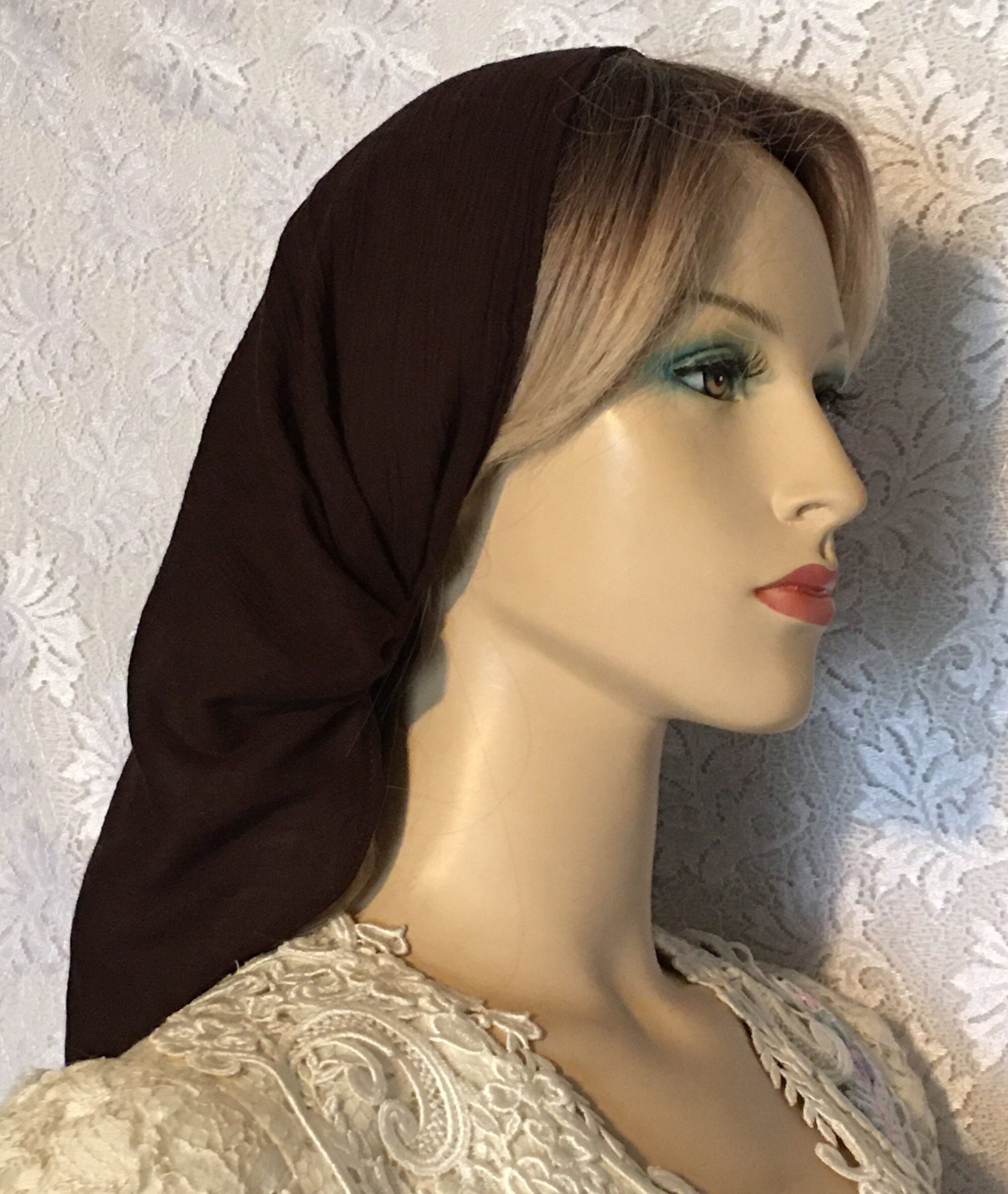 Gauze Cotton Headband Scarf • Multifunctional Headscarf • No Tying ...