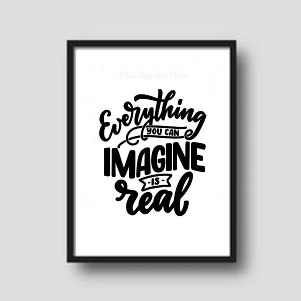 Imagine is Real - Etsy
