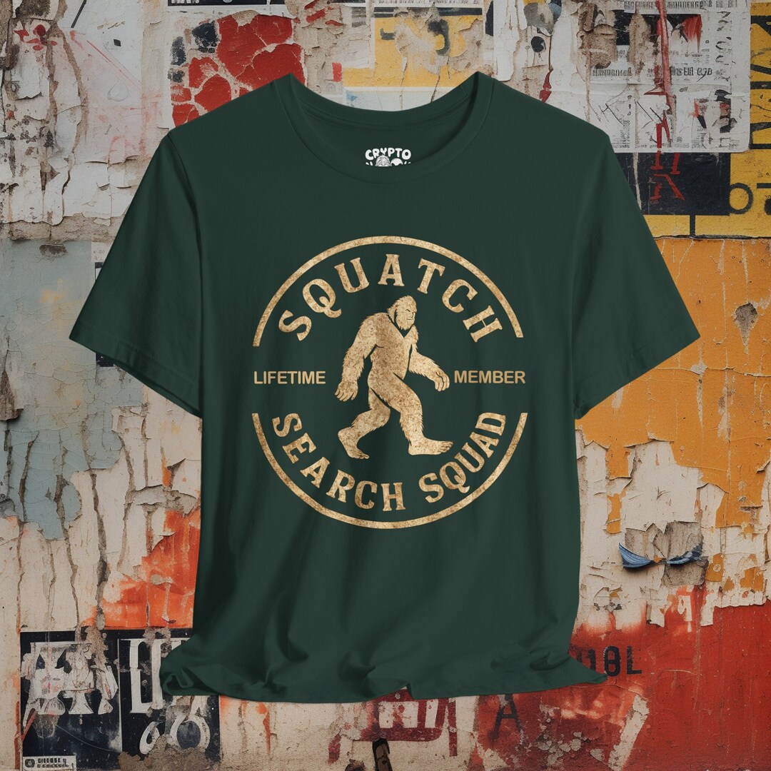 Squatch Search Squad Tee | Bigfoot T-shirt | Lifetime Member Top ...