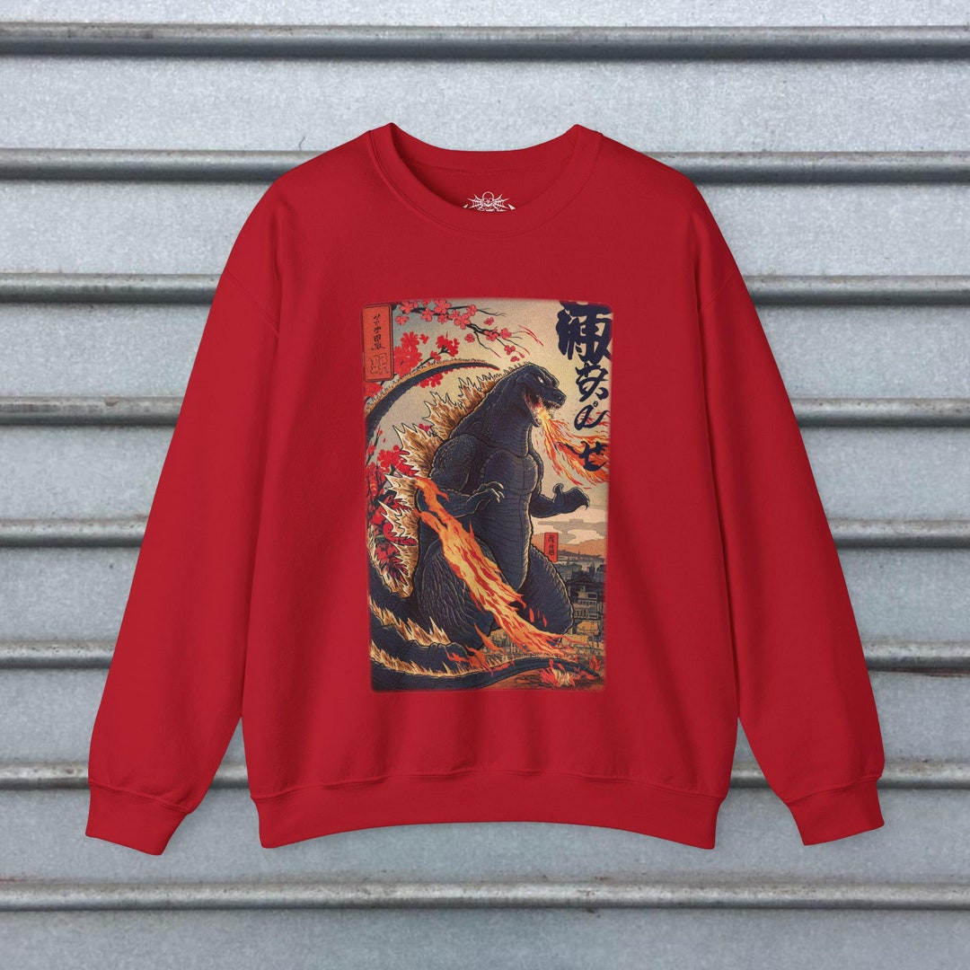 Godzilla Sweatshirt | Sweatshirt | Paranormal, Halloween, Spiritual ...