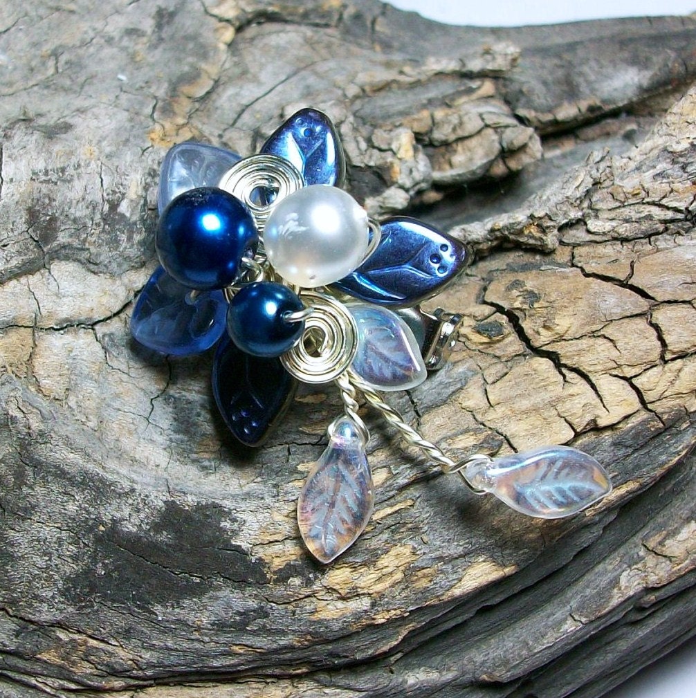 Blue Fairy Brooch Boutonniere Hair Pin Single or Set Mix - Etsy