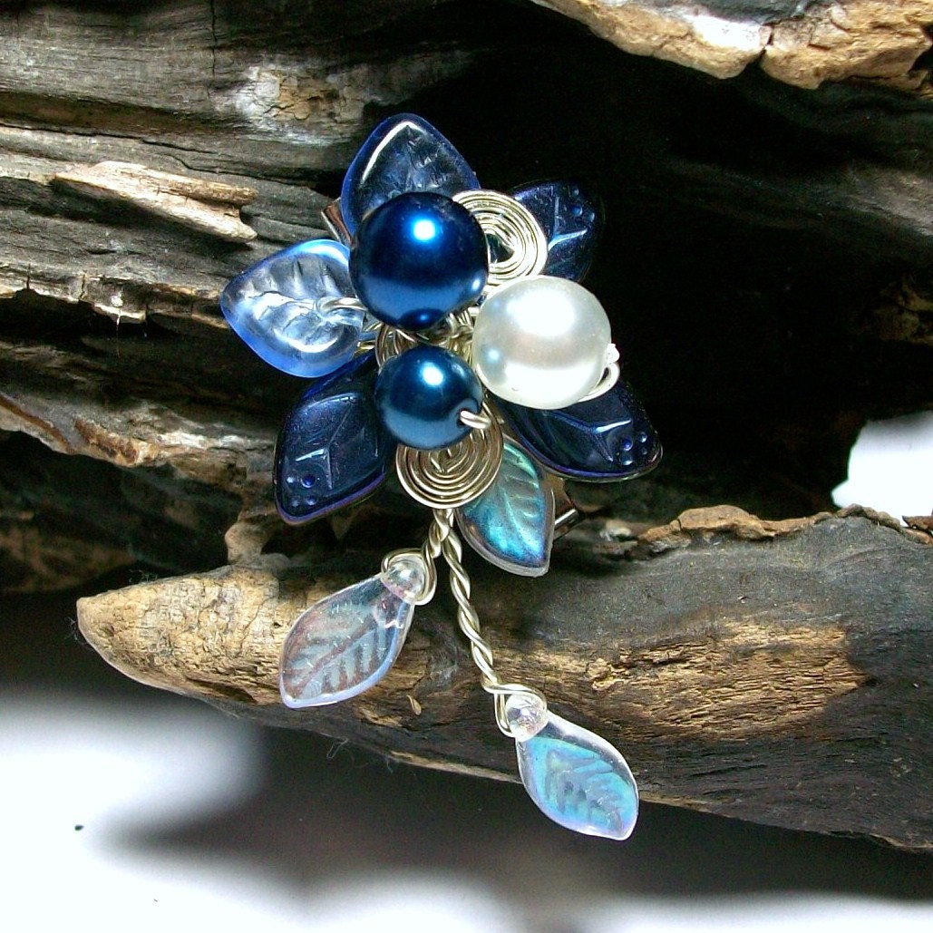 Blue Fairy Brooch Boutonniere Hair Pin Single or Set Mix - Etsy