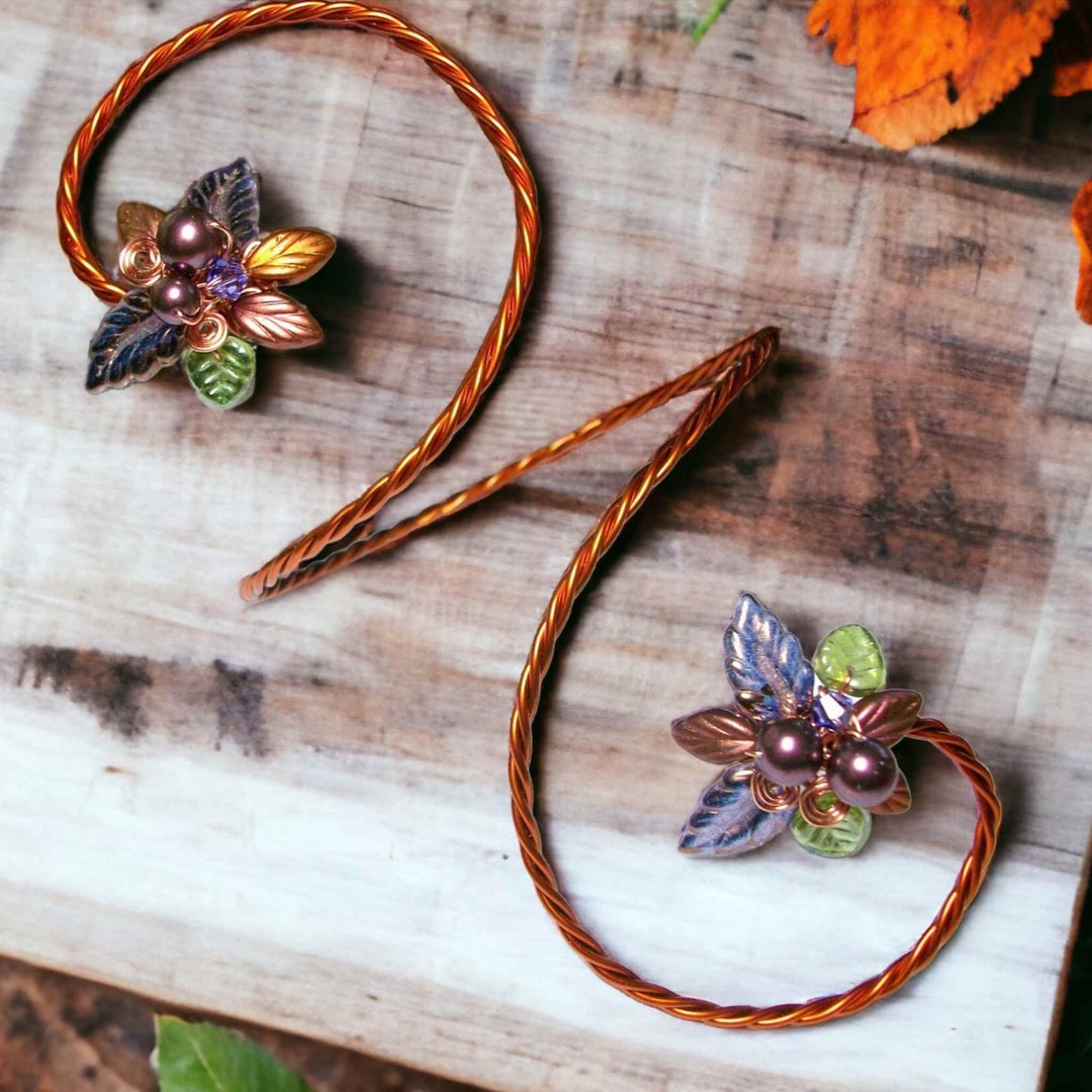 Art Nouveau Upper Arm Cuff Bracelet Autumn Cornucopia - Etsy