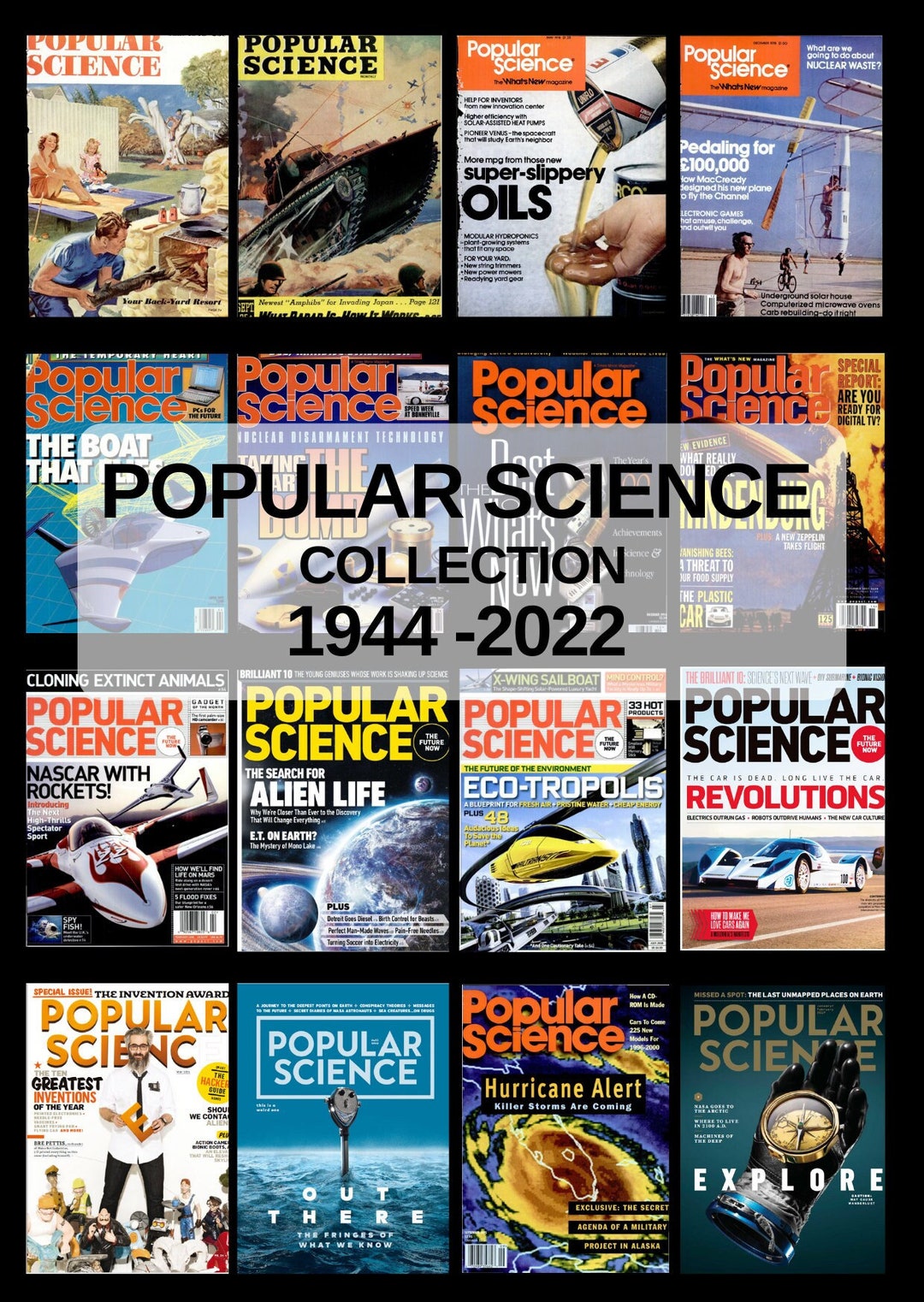 Popular Science Collection, Digital Magazine Downloadable Collection ...