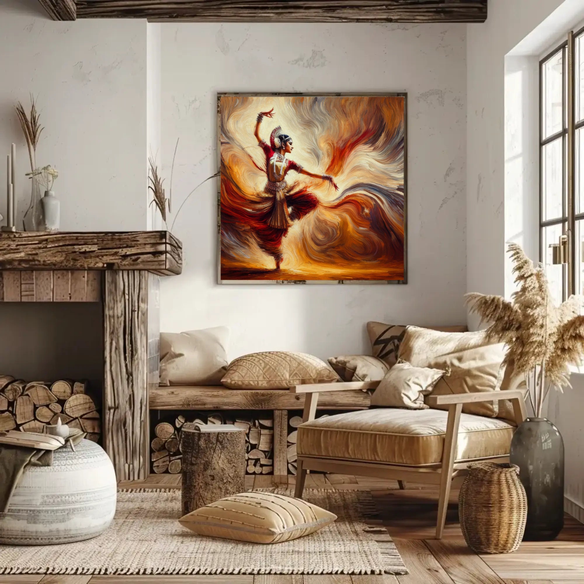 Classical Dancer Printable Digital Abstract Wall Art, Dance Art Poster ...