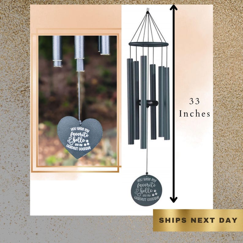 Actual Handwriting Personalized Garden Windchime, Engraved Signature or ...