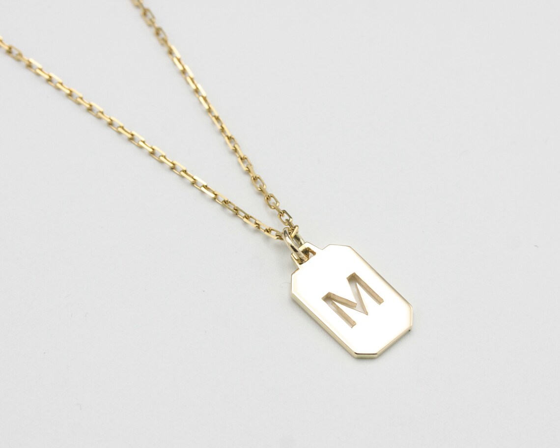 Alphabet Letters, Personalized Name Pandant With 14 K Gold, Alphabet ...