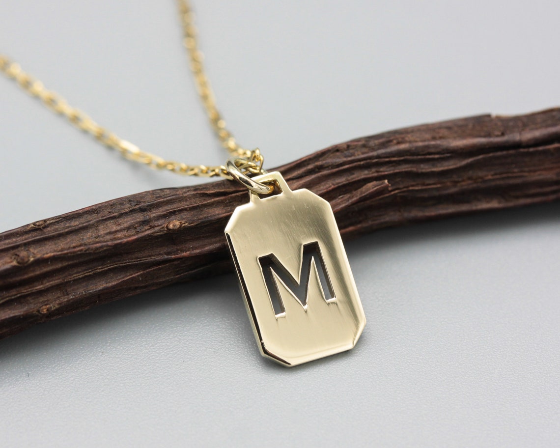 Alphabet Letters, Personalized Name Pandant With 14 K Gold, Alphabet ...