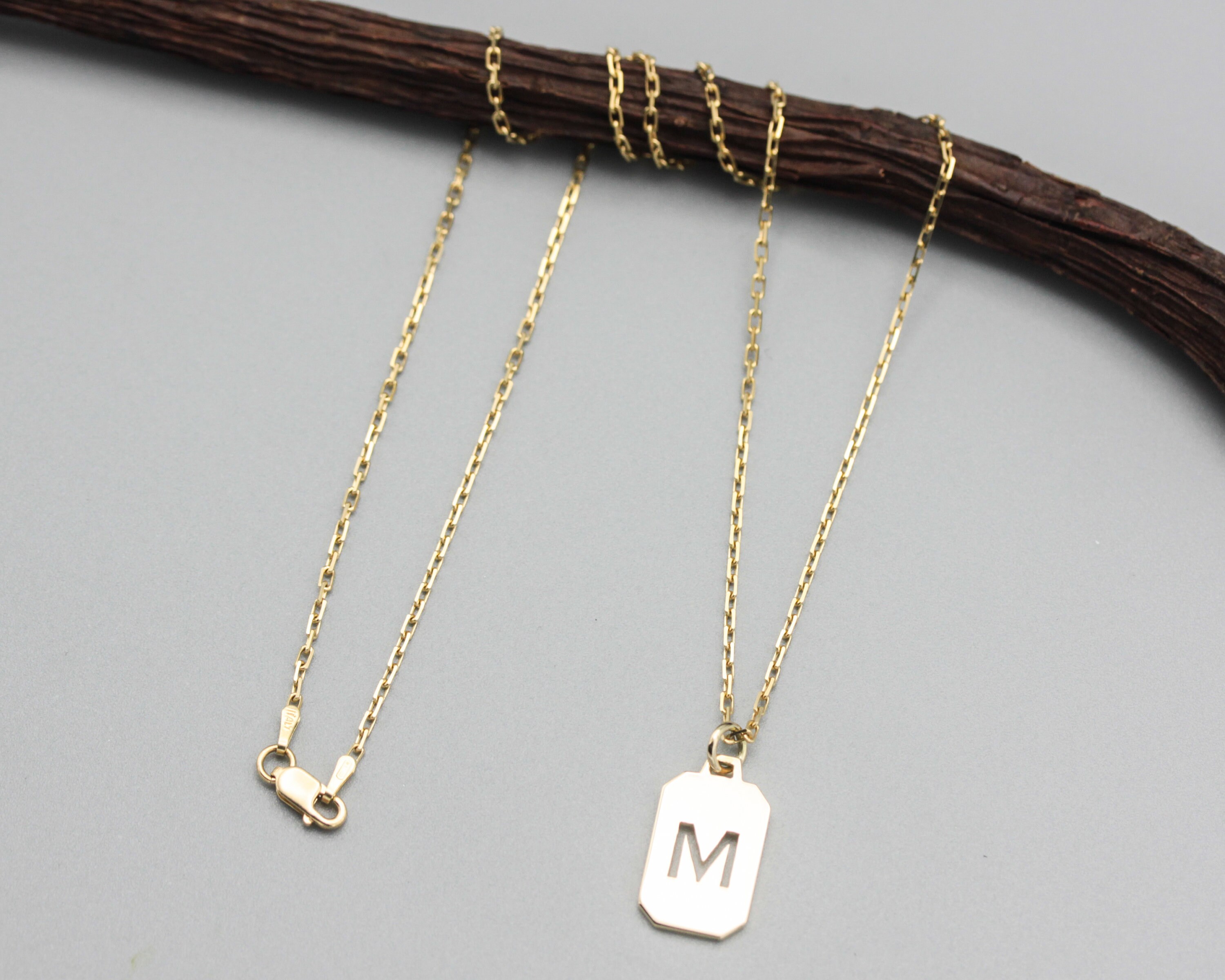 Alphabet Letters, Personalized Name Pandant With 14 K Gold, Alphabet ...