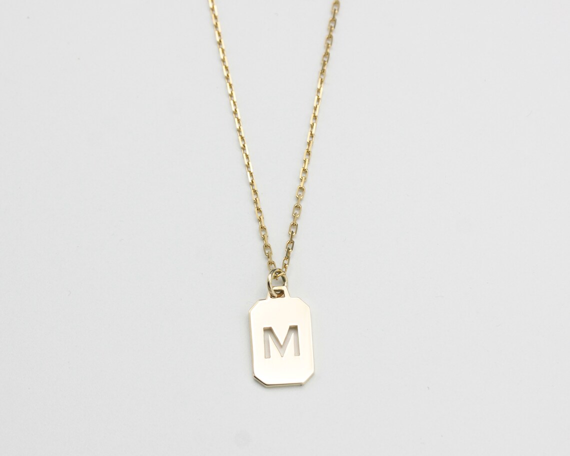Alphabet Letters, Personalized Name Pandant With 14 K Gold, Alphabet ...
