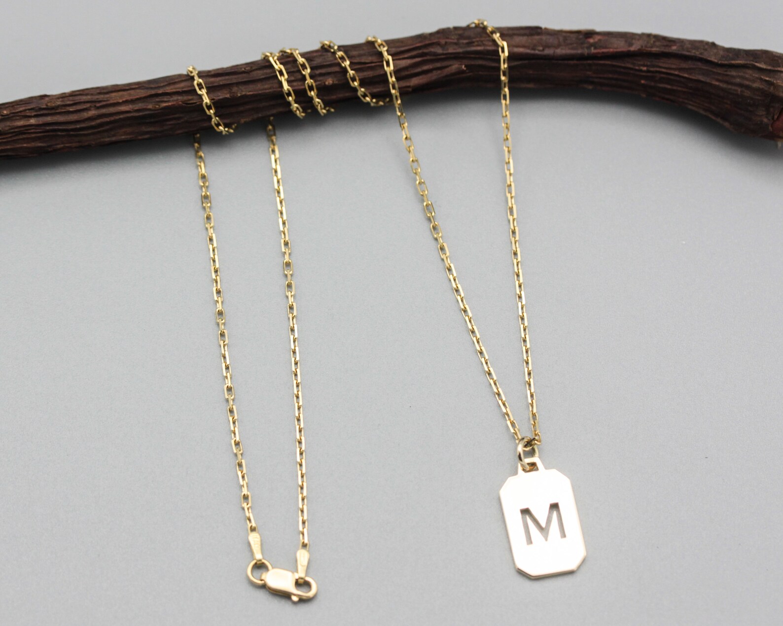 Alphabet Letters, Personalized Name Pandant With 14 K Gold, Alphabet ...