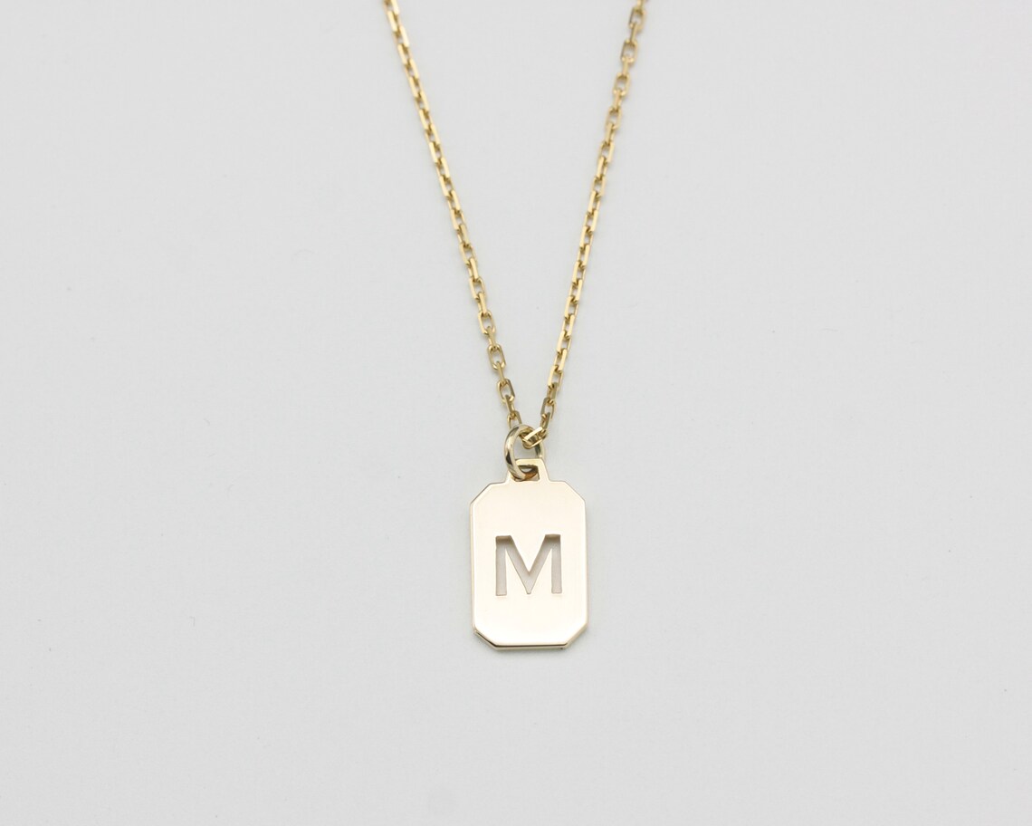 Alphabet Letters, Personalized Name Pandant With 14 K Gold, Alphabet ...