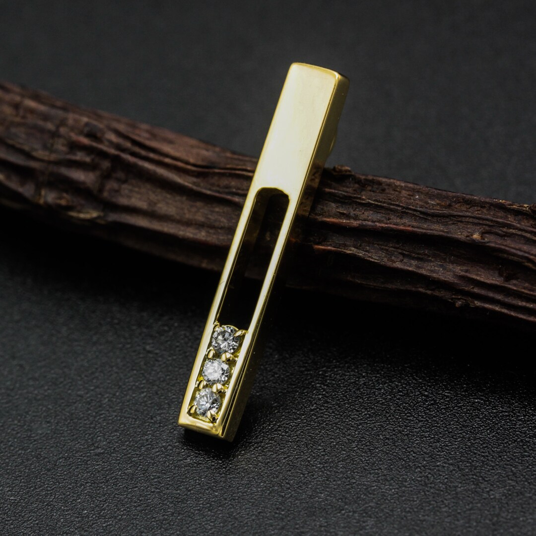 Gold Name Plate Bar, Nameplate Bar Pendant, Gold Bar, Personalized Bar ...