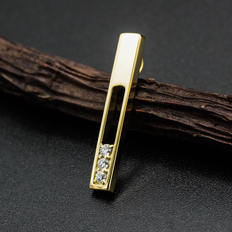 Gold name plate bar Nameplate bar pendant gold bar | Etsy