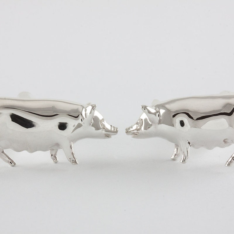Pig Cufflinks - Etsy Canada