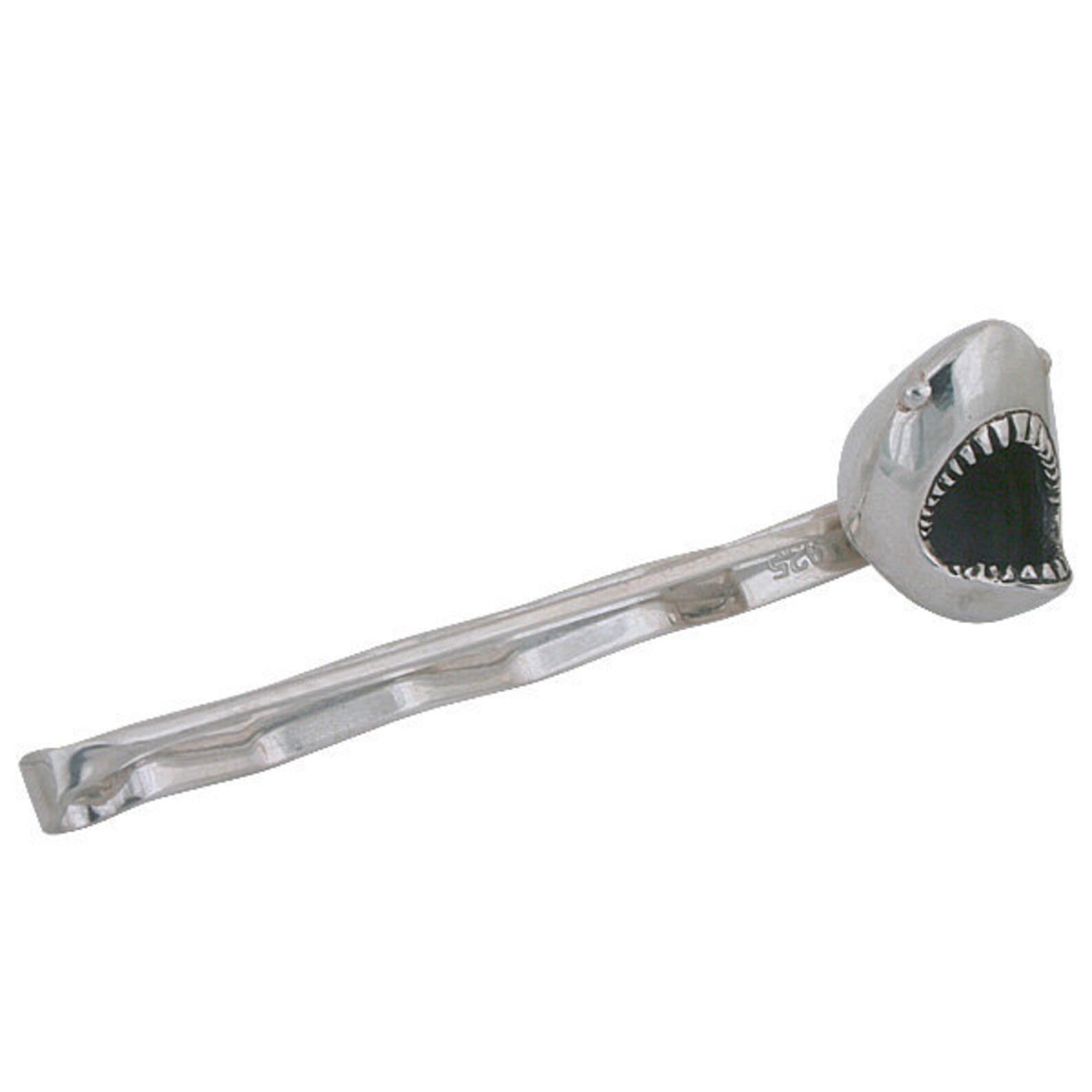 Shark Tie Bar Clip Sterling Silver Handcrafted - Etsy