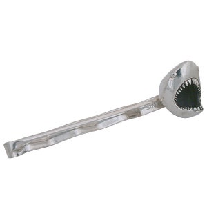 Shark Tie Bar Clip, Sterling Silver, Handcrafted - Etsy