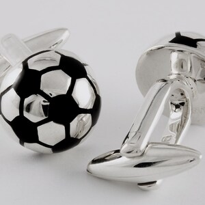 Soccer Ball Cufflinks, Sterling Silver, Personalized - Etsy