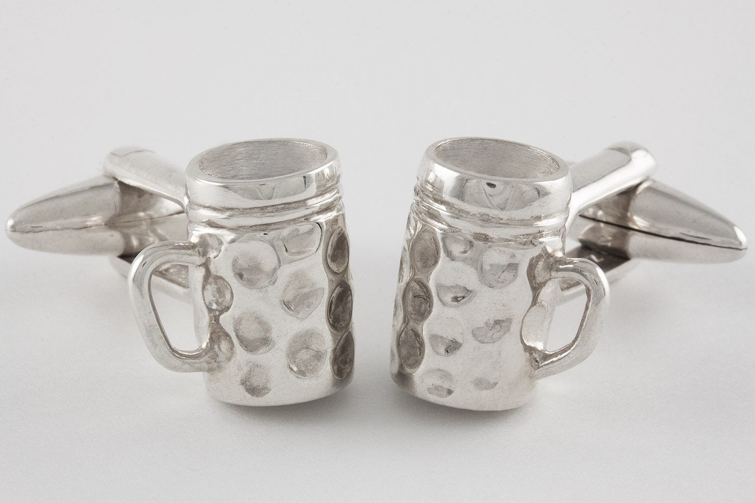 Beer Mug Cufflinks, Sterling Silver, Hancrafted - Etsy