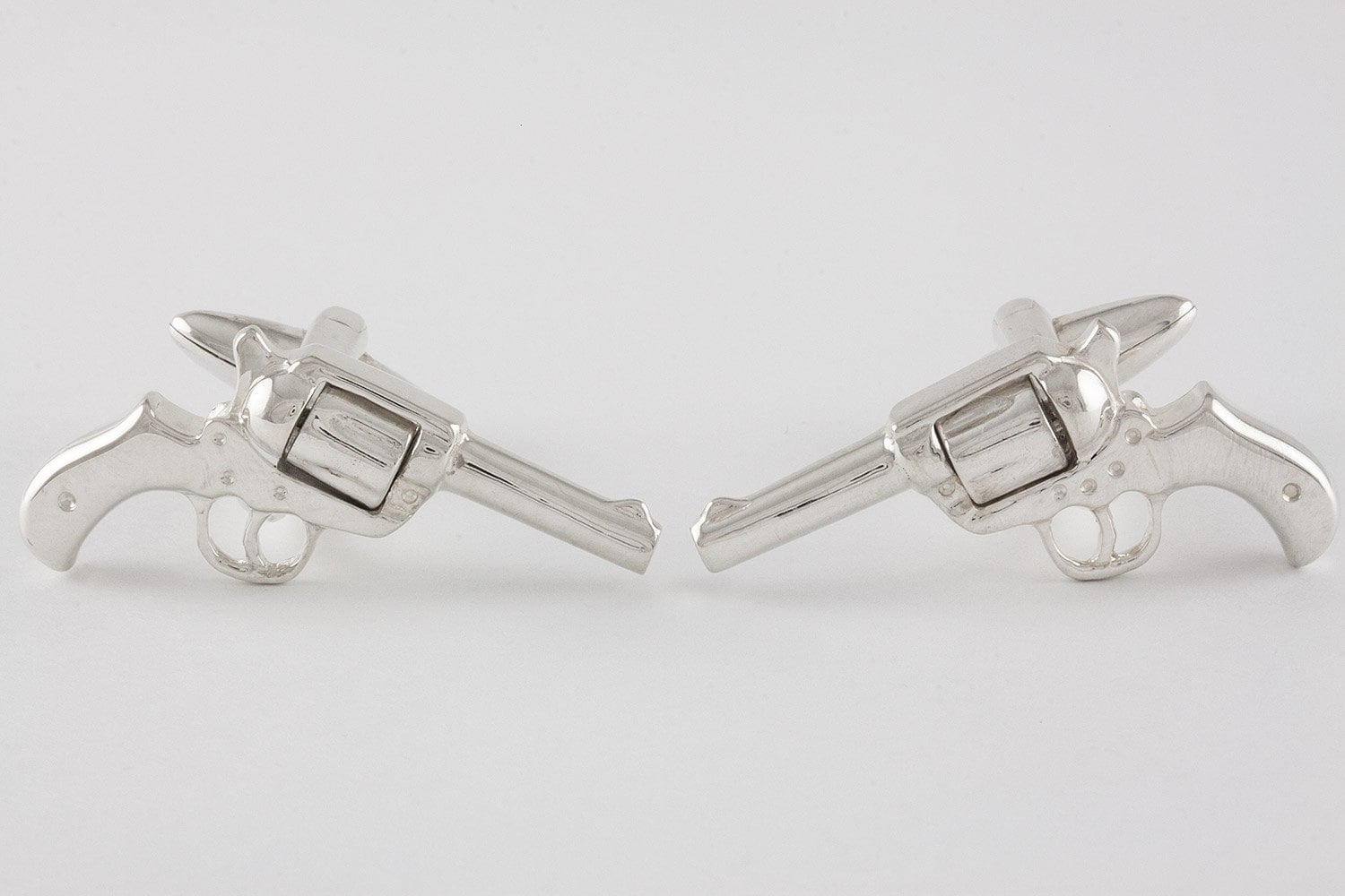 Revolver Cufflinks, Sterling Silver, Personalized - Etsy