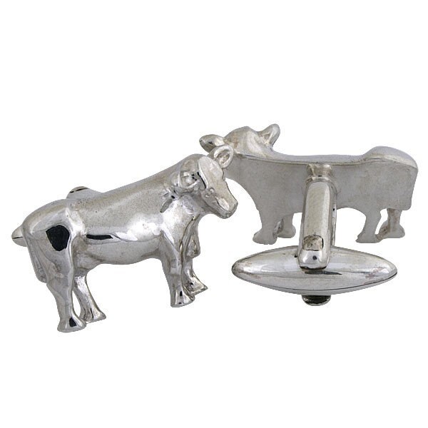 Cow Cufflinks Sterling Silver - Etsy