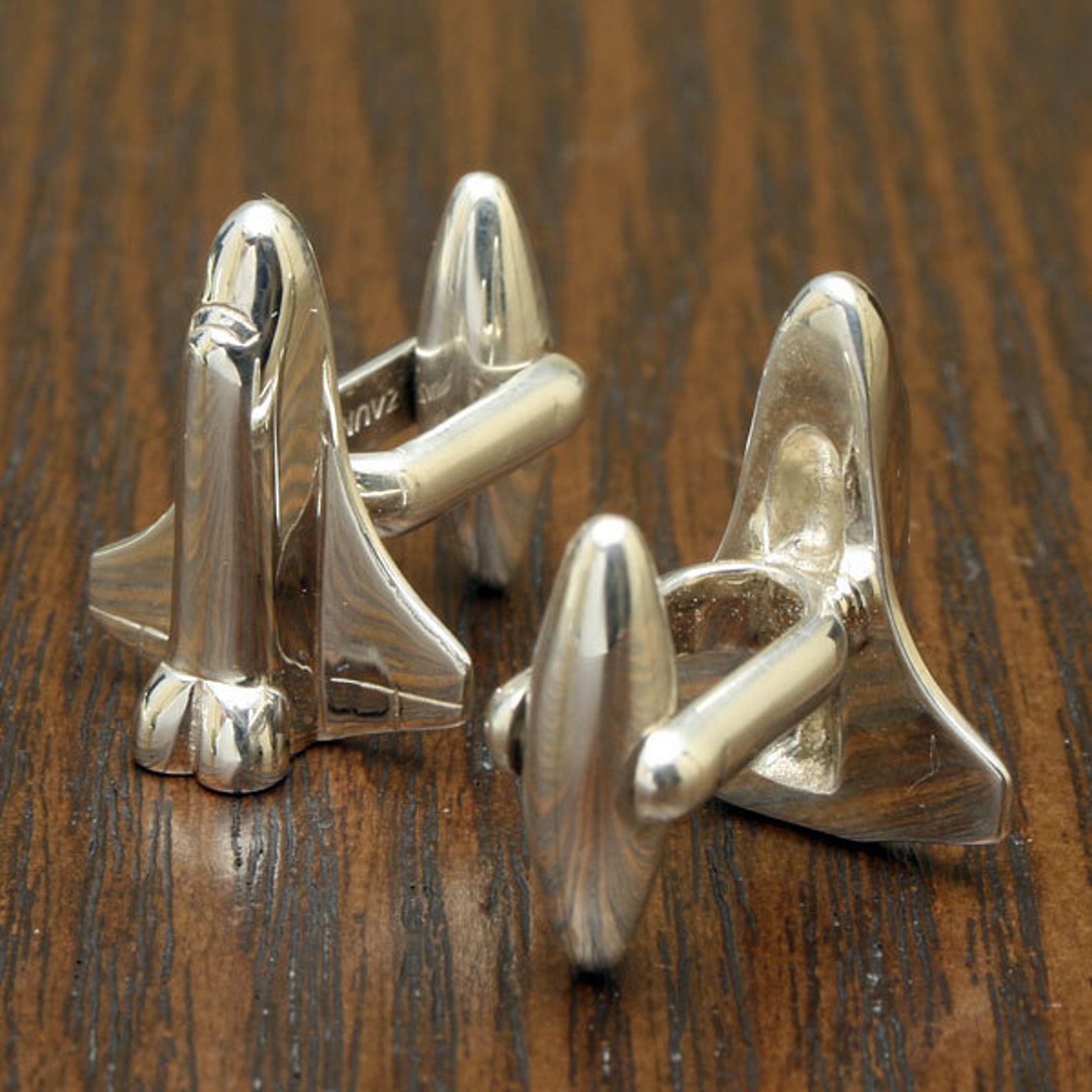 Space Shuttle Cufflinks, Sterling Silver, Handmade - Etsy