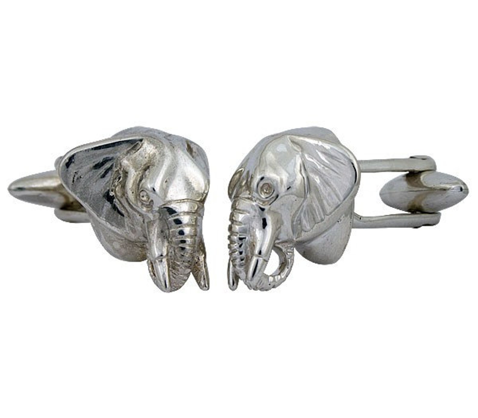 Elephant Cufflinks Sterling Silver Handmade - Etsy